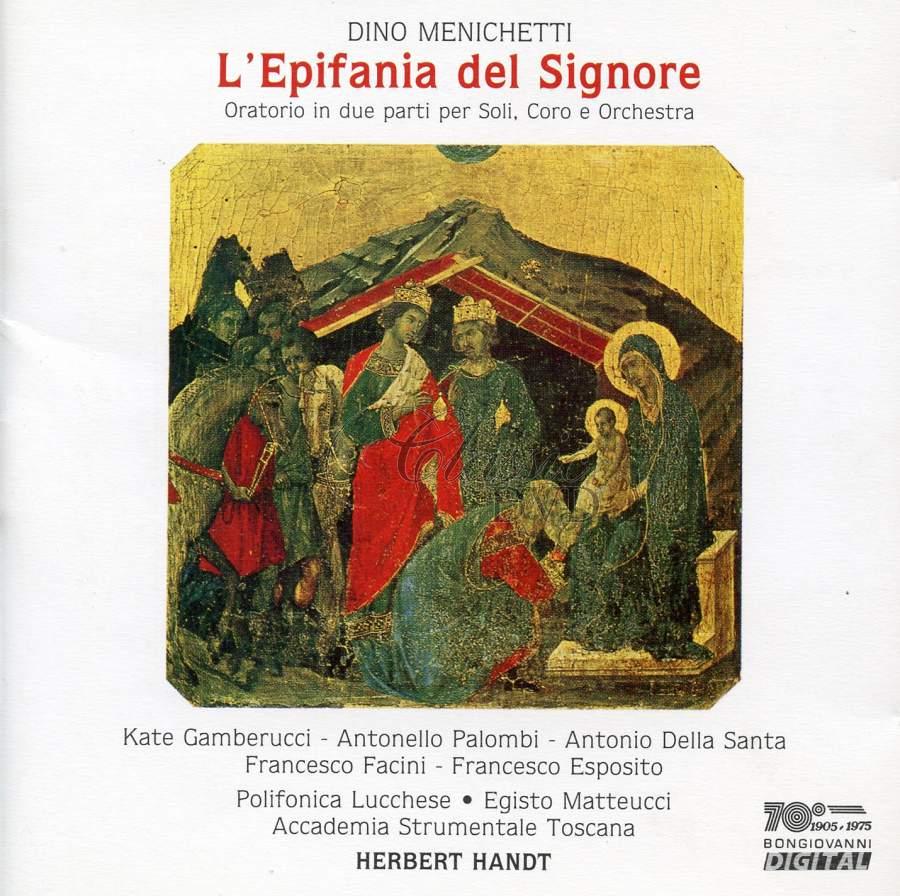 MENICHETTI - L'Epifania Del Signore (CD) | ClassicDVD.cz - CD, DVD ...