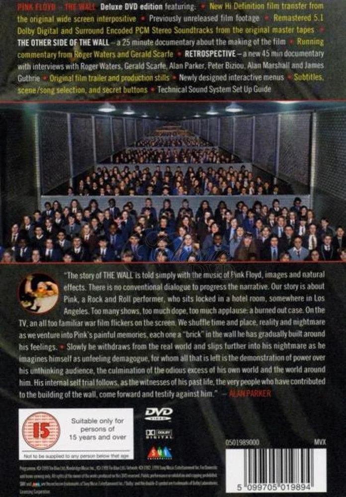 Pink Floyd: The Wall (DVD) | ClassicDVD.cz - CD, DVD, SACD a Blu-ray ...